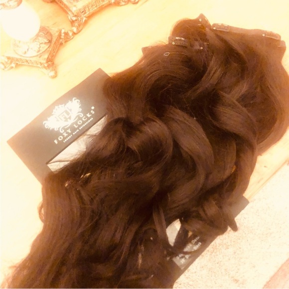 foxy locks | Hair | Fox Locks Dark Brown Hair Extensions | Poshmark